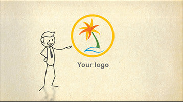Stick Figure Reveal logo – Motionisland